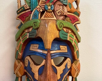 Chichen Itza Mask - Etsy
