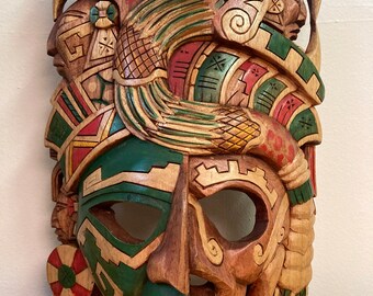 Chichen Itza Mask - Etsy