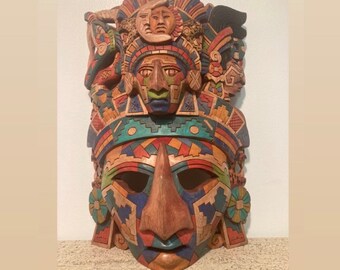 Chichen Itza Mask - Etsy