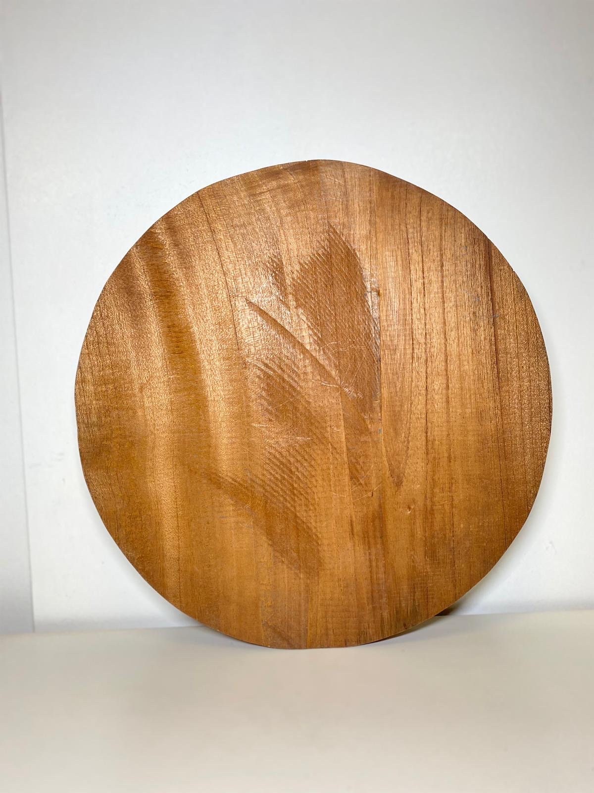 Aztec Calendar Hand Carved Cedar Wood Natural Highly Detailed Excellent ...