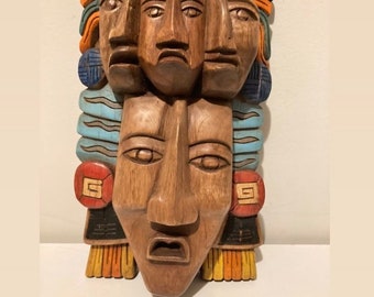 Chichen Itza Mask - Etsy