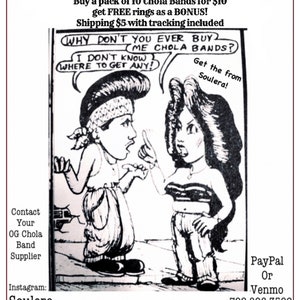 OG Chola Bands- Regular Size (qty. 10) - Etsy