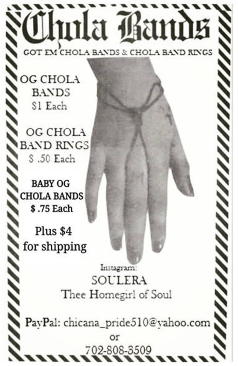 OG Chola Bands Regular Size qty. 10 - Etsy