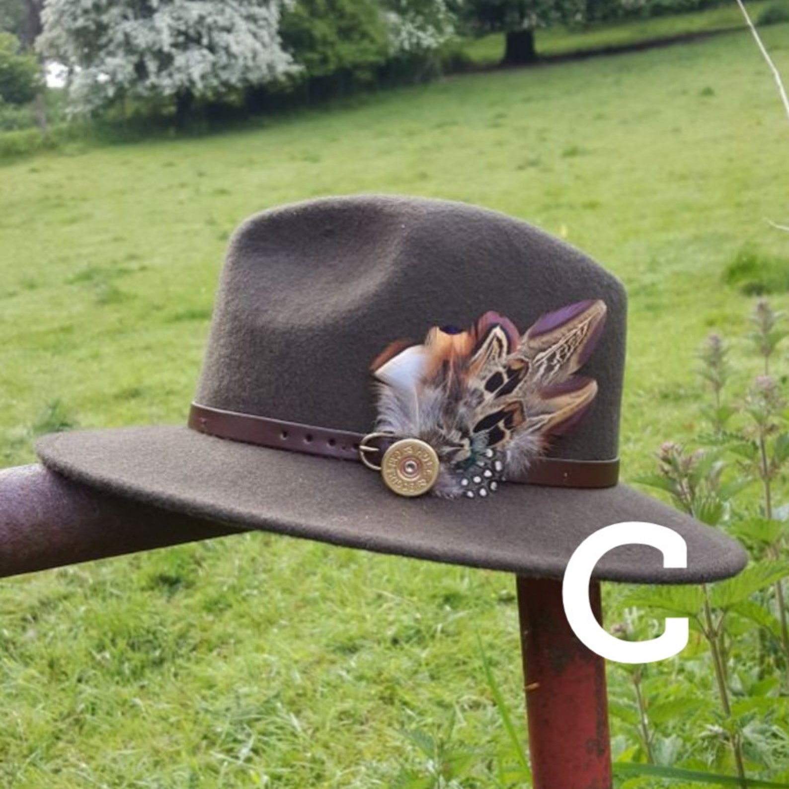 Medium Pheasant Feather Brooch Hat Pin Country Wear - Etsy UK