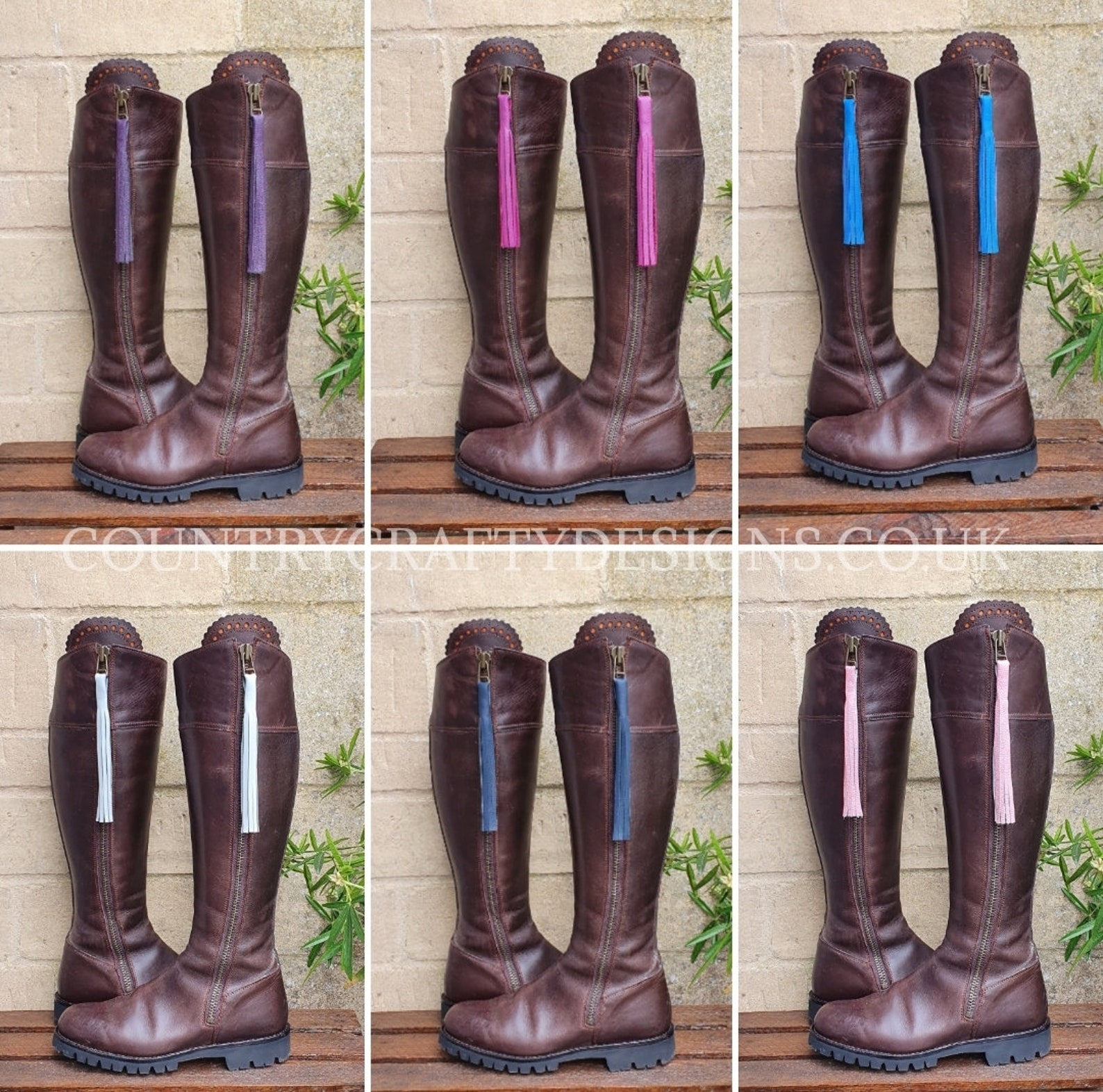 Premium Leather Boot Tassels Perfect for Boots & Bag Fit - Etsy UK
