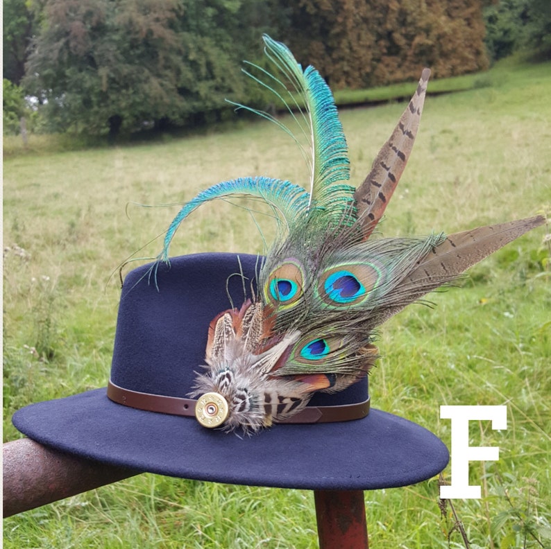 Extra Large Pheasant Feather Hat Pin Country Wear - Etsy
