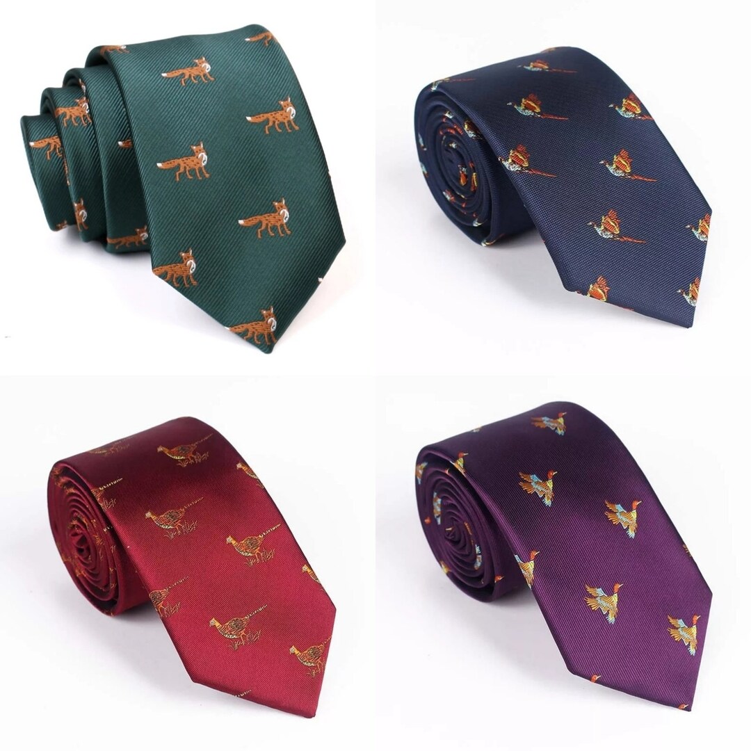 Pheasant Duck and Fox Ties Country Wear Shooting Ties - Etsy