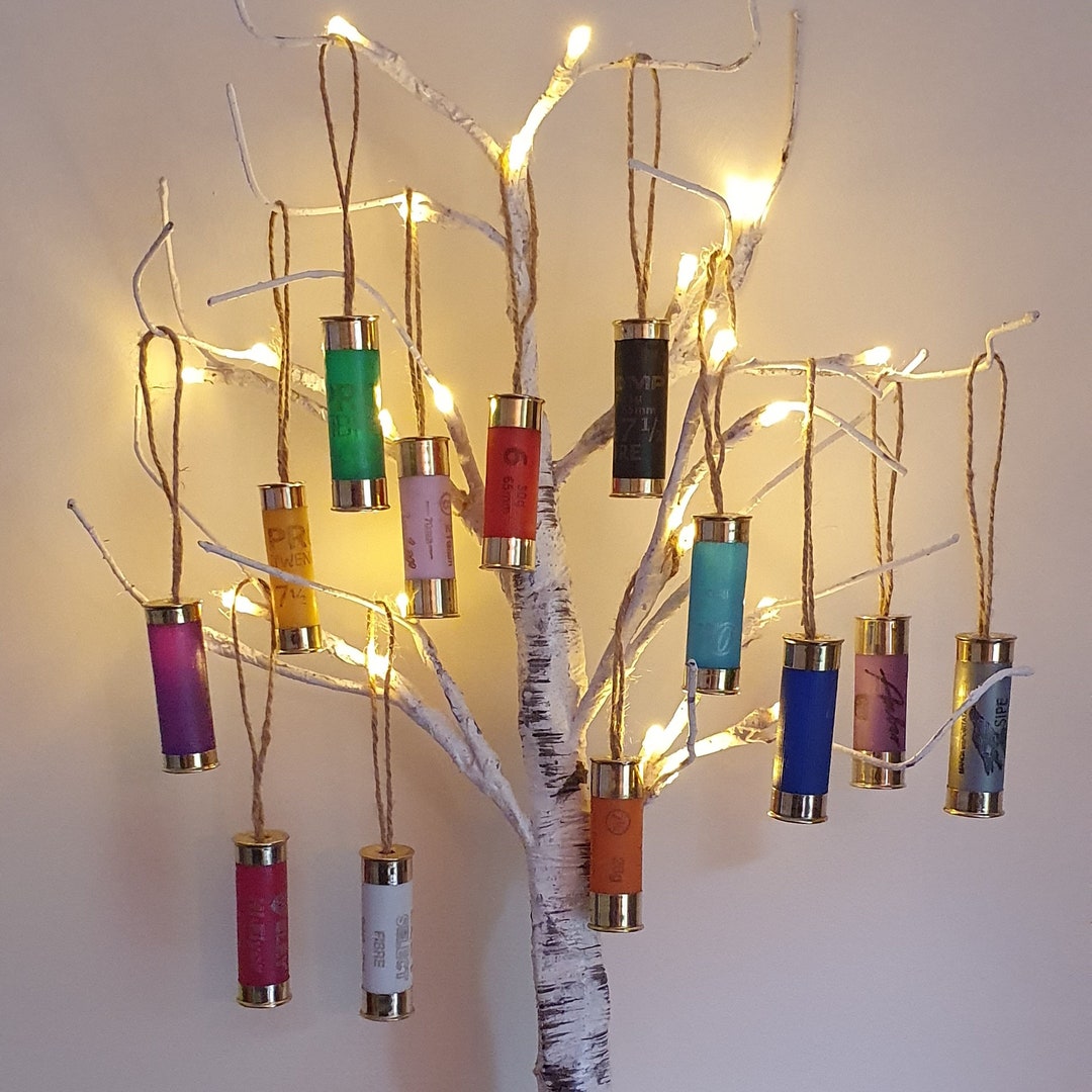 Hunting/shooting Themed Baubles 5 Pack - Etsy