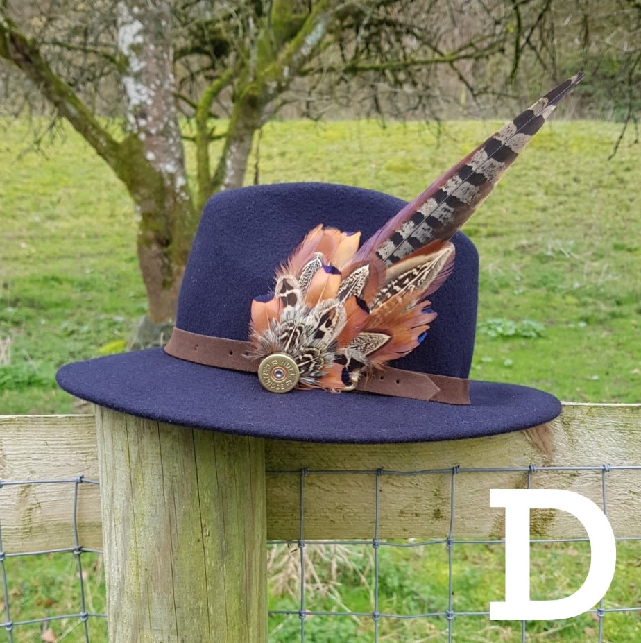 Extra Large Pheasant Feather Hat Pin Country Wear - Etsy UK