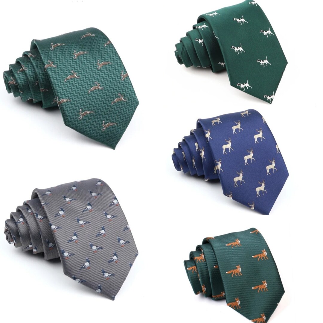 Stag, Hare, Dog, Fox and Pigeon Ties, Country Wear, Shooting Ties - Etsy