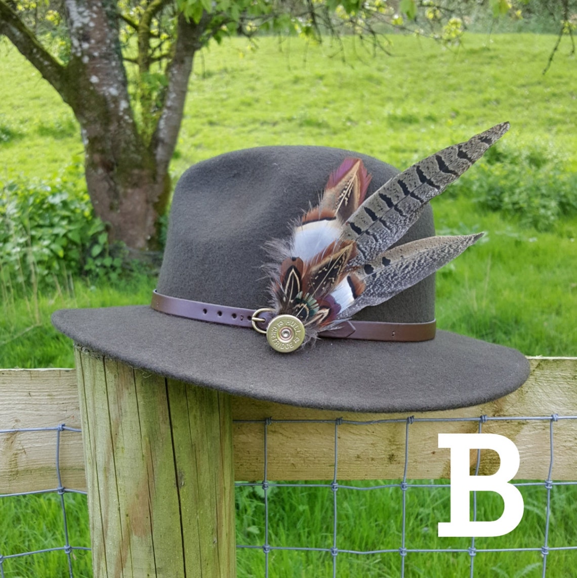 Large Pheasant Feather Hat Pin Country Wear - Etsy