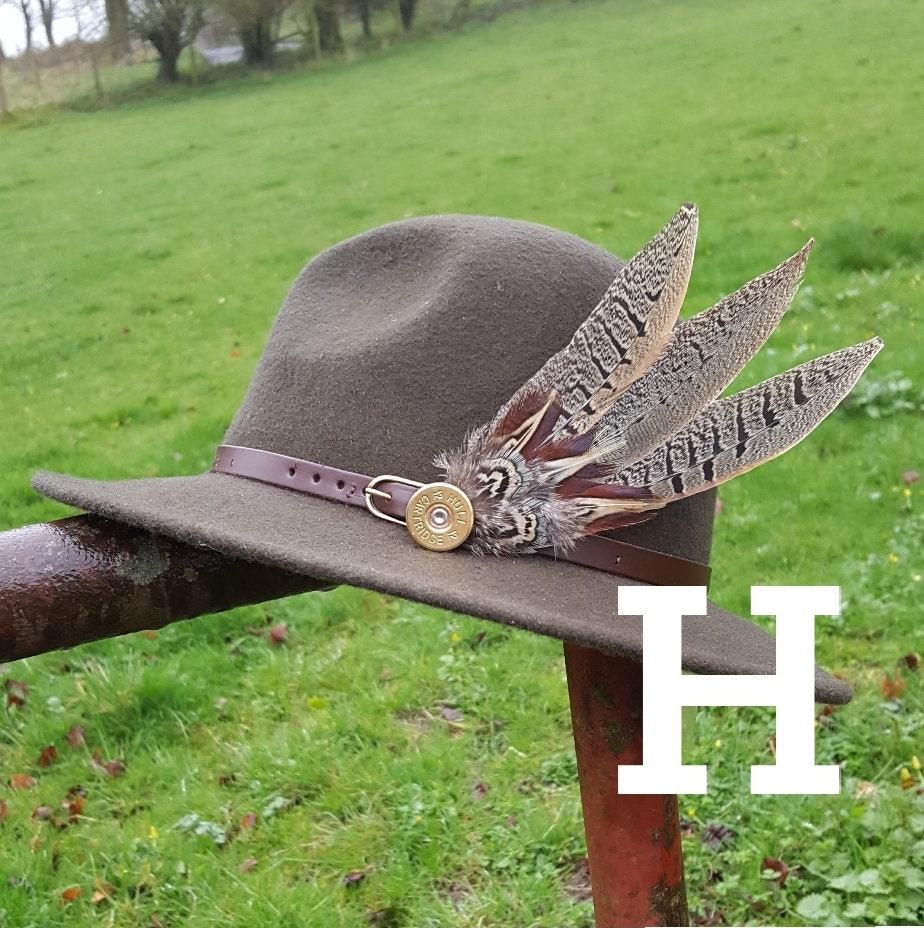 Large Pheasant Feather Brooch Hat Pin Country Wear - Etsy UK