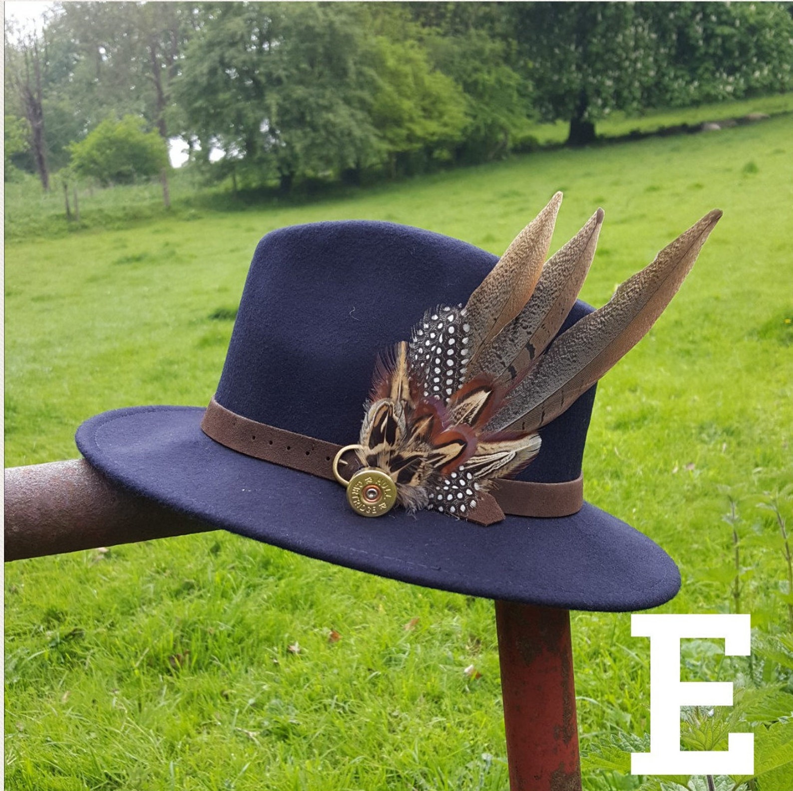 Extra Large Pheasant Feather Hat Pin Country Wear - Etsy