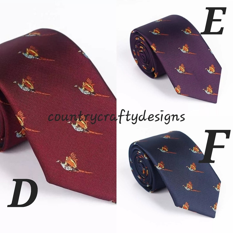 Pheasant Duck and Fox Ties, Country Wear, Shooting Ties - Etsy