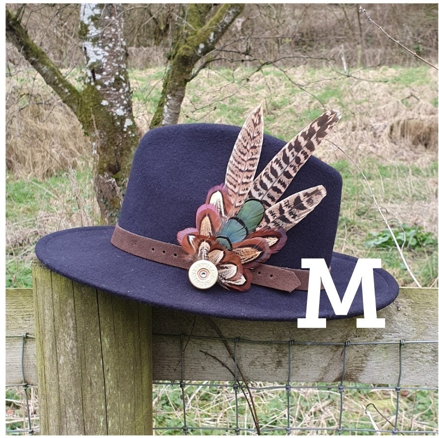 Large Pheasant Feather Hat Pin Country Wear - Etsy