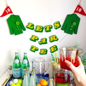 Golf Party Garland Masters Par Tee Banner - Etsy