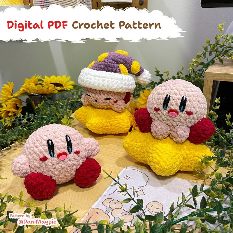 Crochet Kirby - Etsy