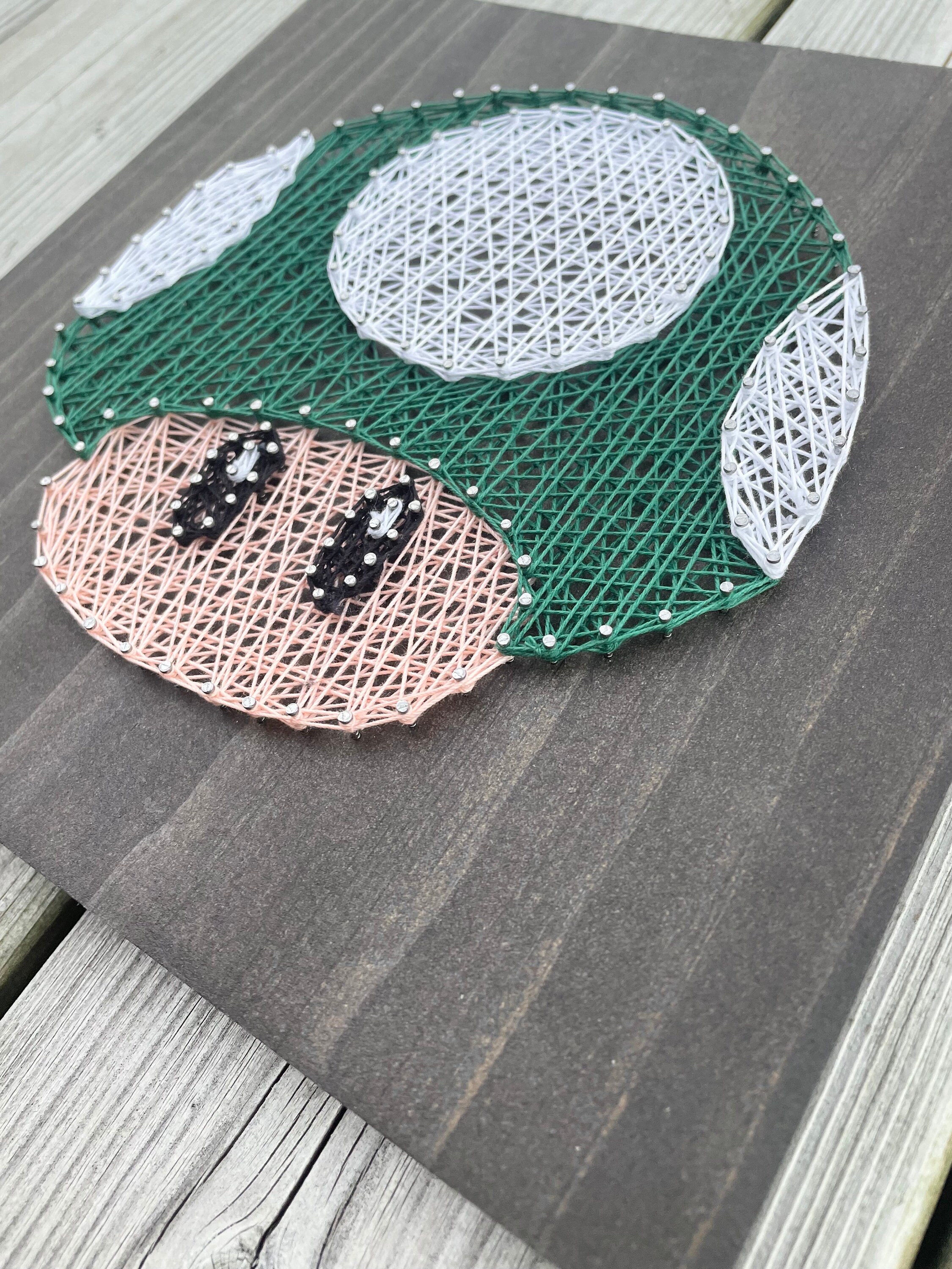 String Art -super Mario Bros- Nintendo-handmade-canada-rustic Art- Game ...