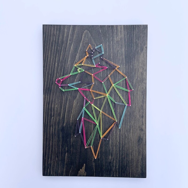 String Art Wolf - Etsy