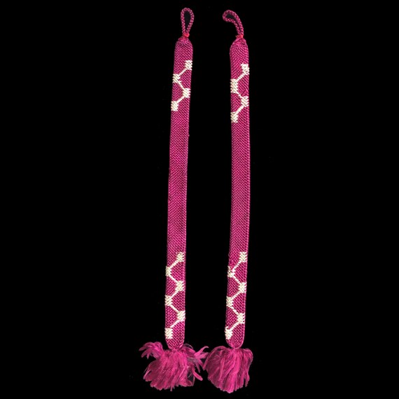 Vintage Japanese Haori-himo / Cord / Red / Gold / H33 | Etsy