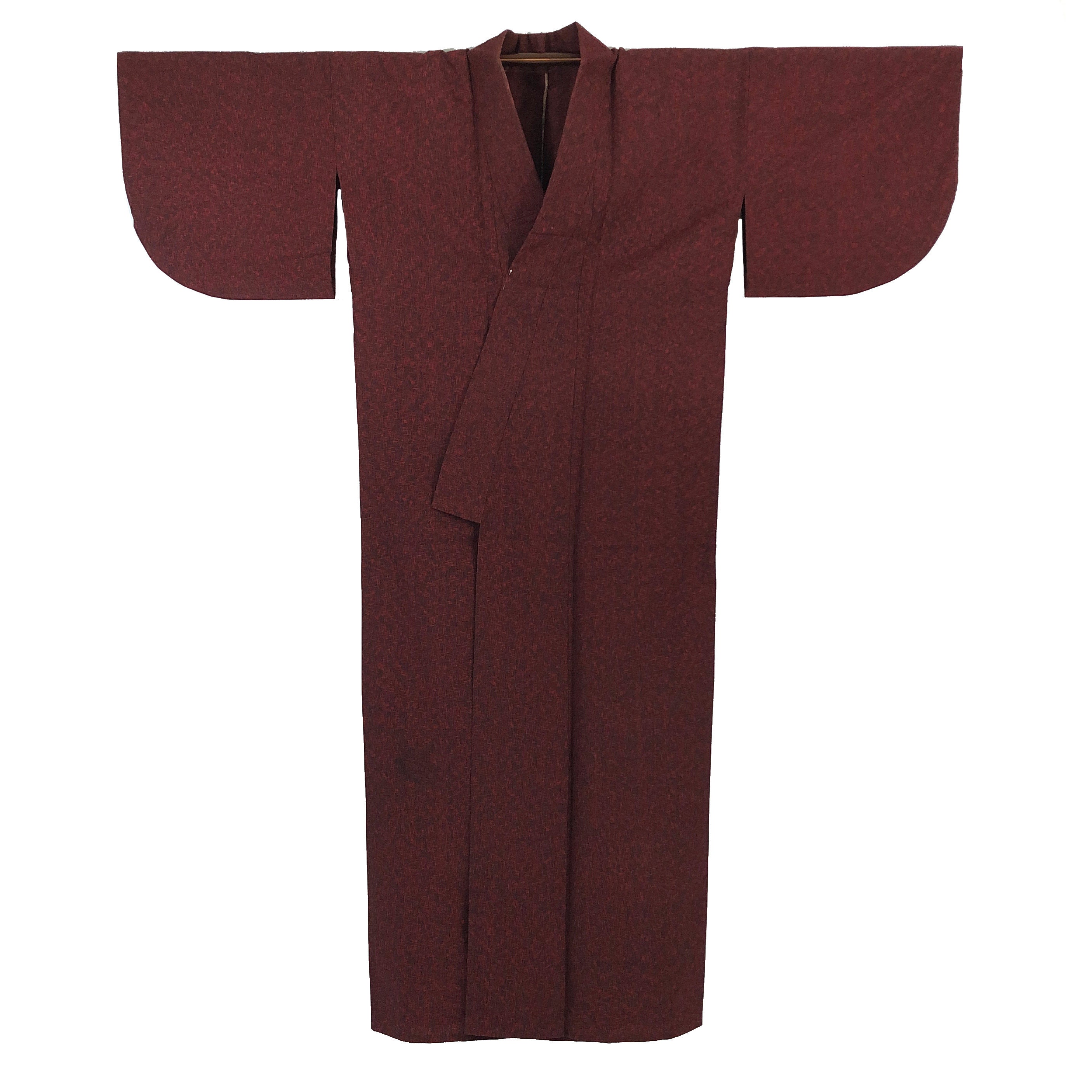 Vintage Japanese Kimono / Wool / Hitoe / Summer Kimono / Red / D202 - Etsy