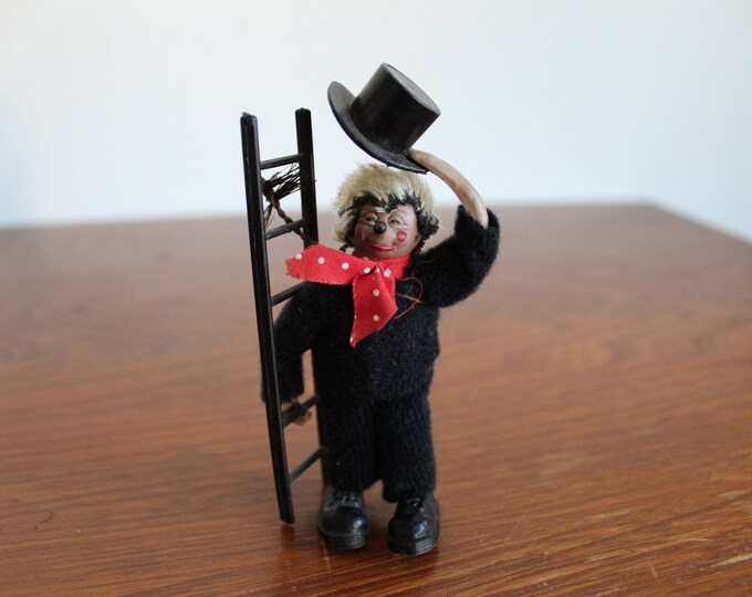 Vintage Steiff Peter Mecki Hedgehog Chimney Sweep Toy - Etsy