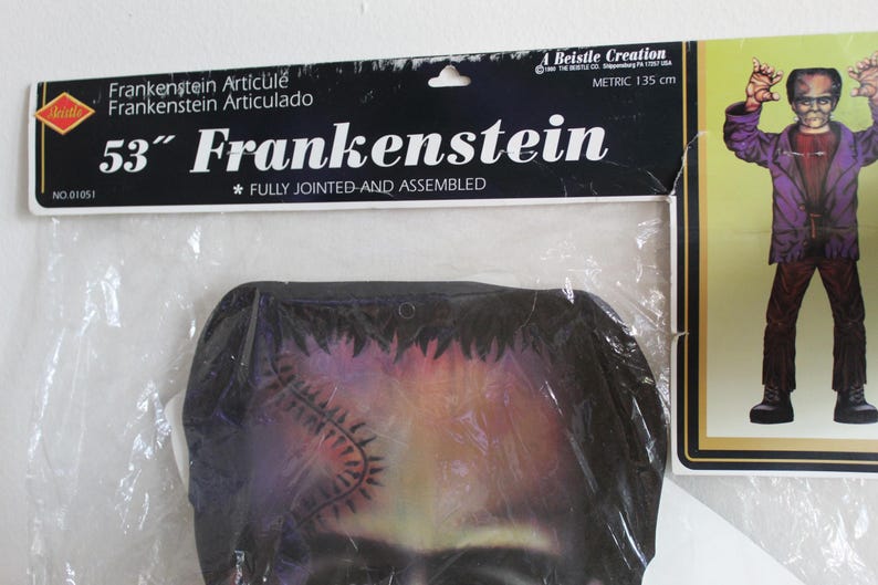 1980 Unopened 53" Frankenstein Fully Jointed - Beistle Co. - Etsy