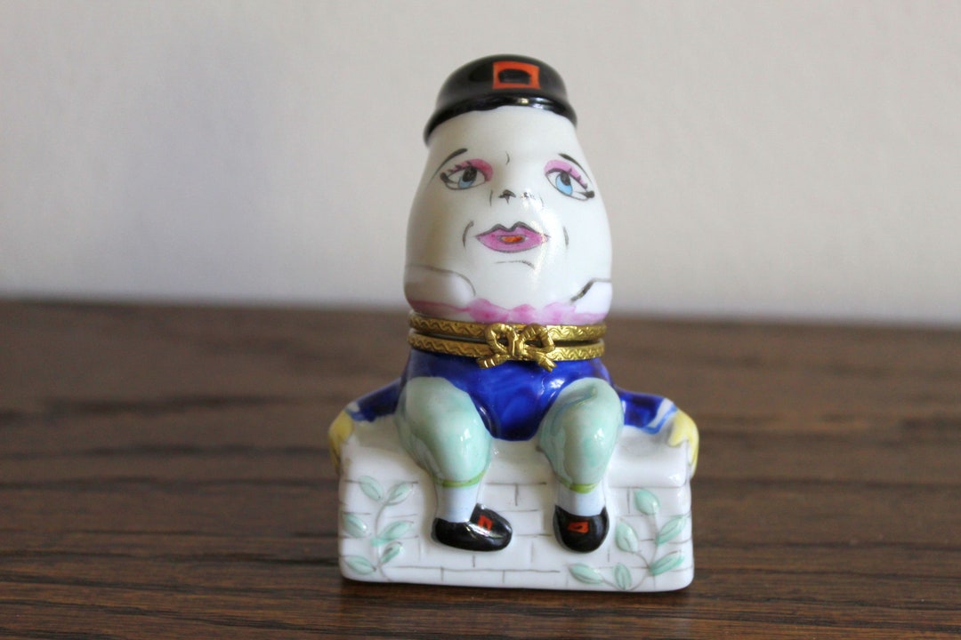 Limoges China Humpty Dumpty Trinket Box - Etsy