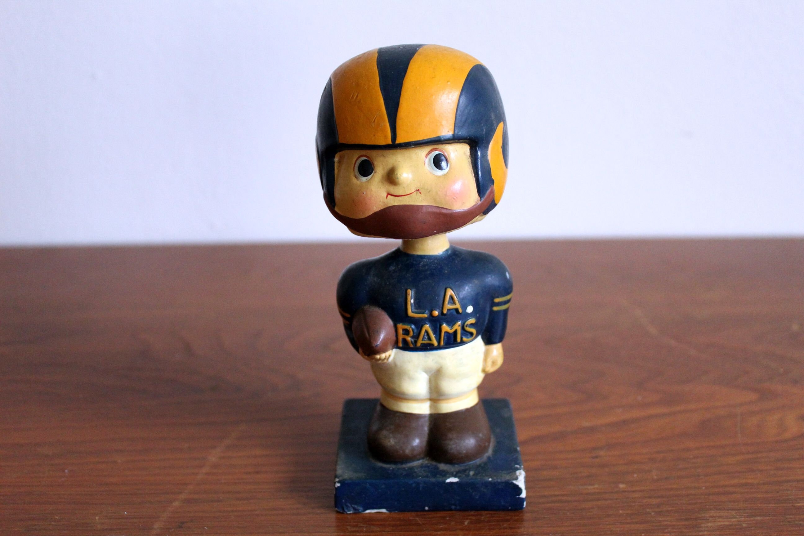 Vintage 1960's L.A. Rams Bobblehead - Etsy