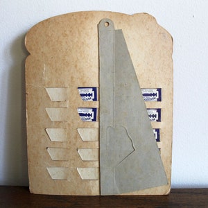 Vintage Mystery Edge Red Razor Blade Display - Etsy