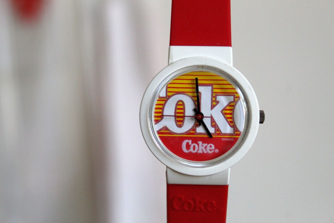 Vintage 1990's Coca Cola Swatch Watch - Etsy