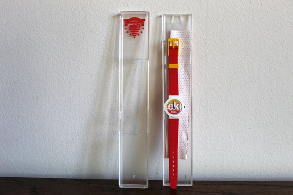 Vintage 1990's Coca Cola Swatch Watch - Gem