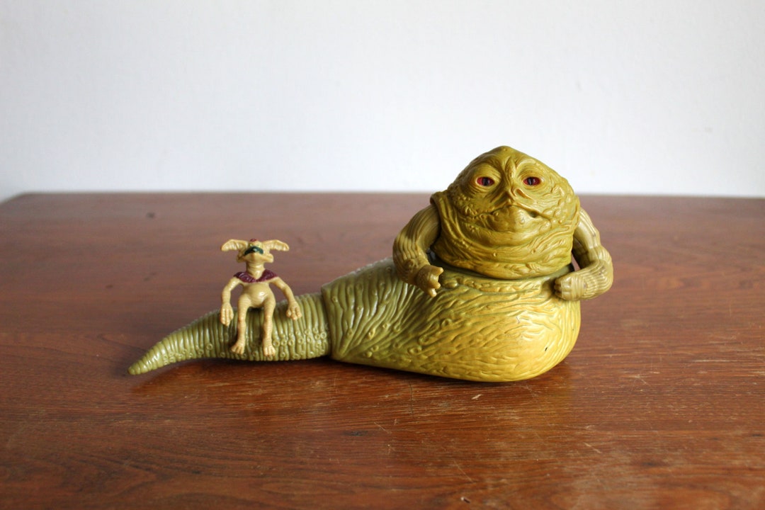 1983 Jabba the Hutt & Salacious Crumb Toy - Etsy UK