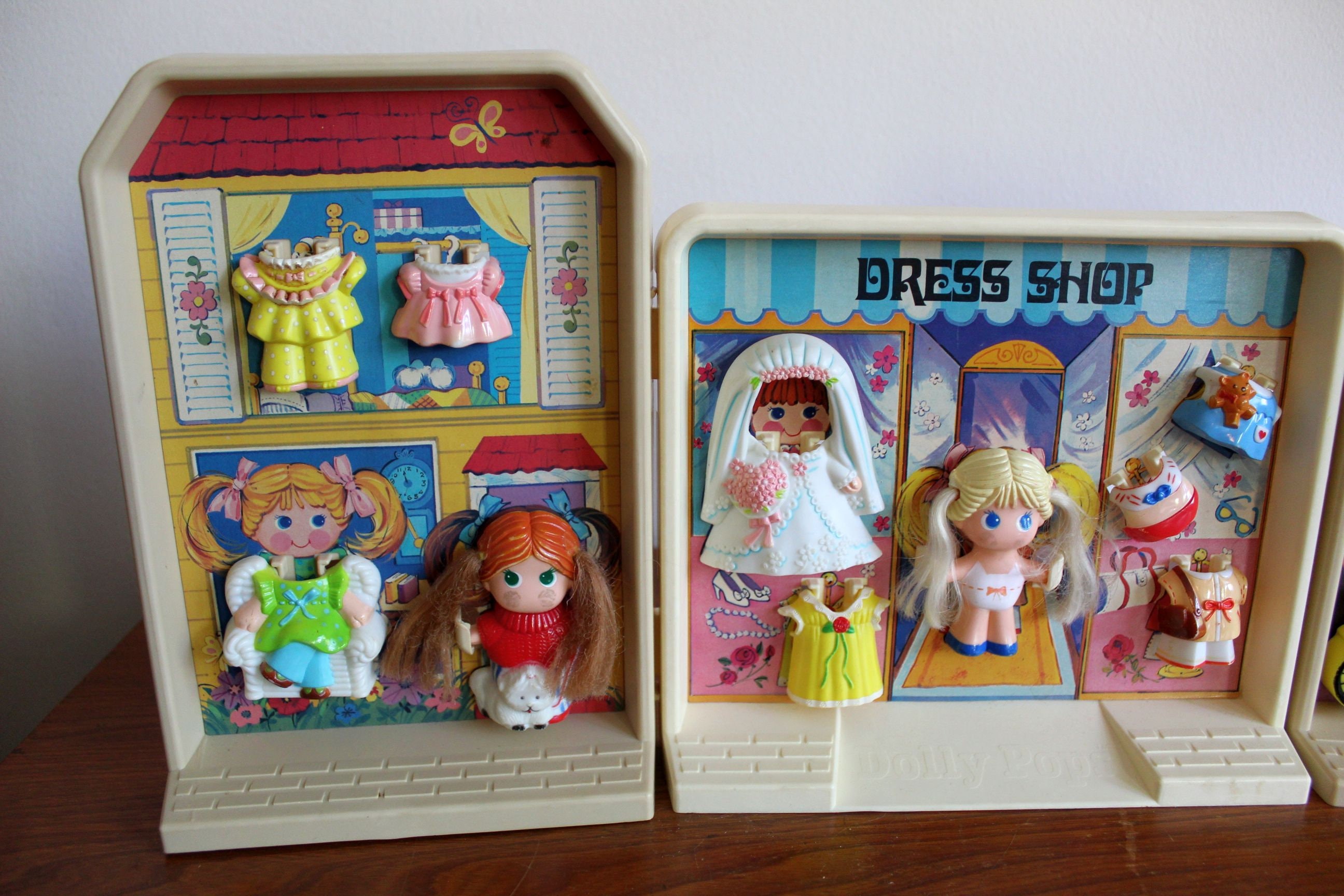 Vintage Dolly Pops Pop Town Dress up Toys Knickerbocker Toys - Etsy