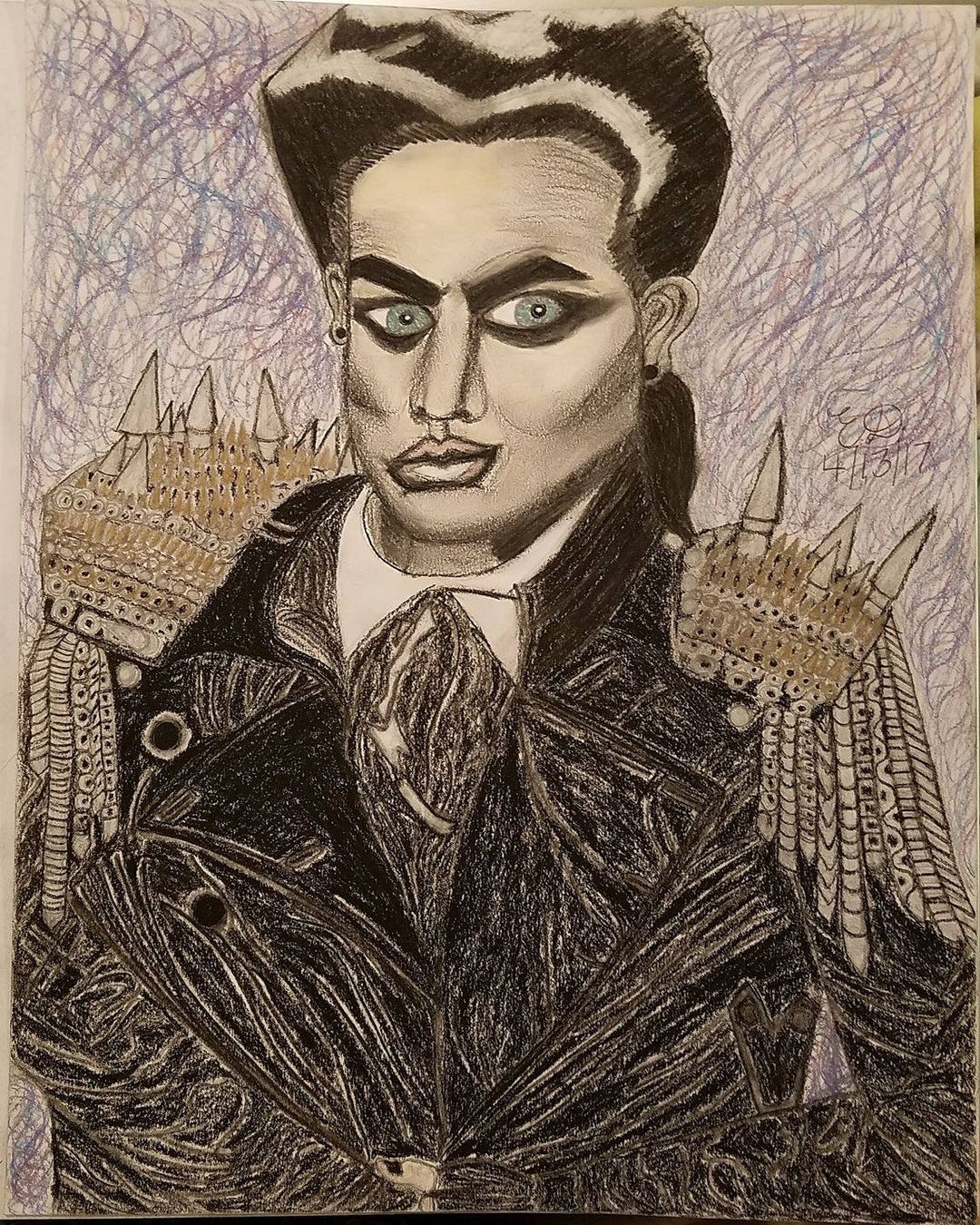 Adam Lambert Fan Drawing - Etsy UK