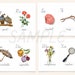 ABC Alphabet Cards Printable, Watercolor Nature Homestead Homeschool ...