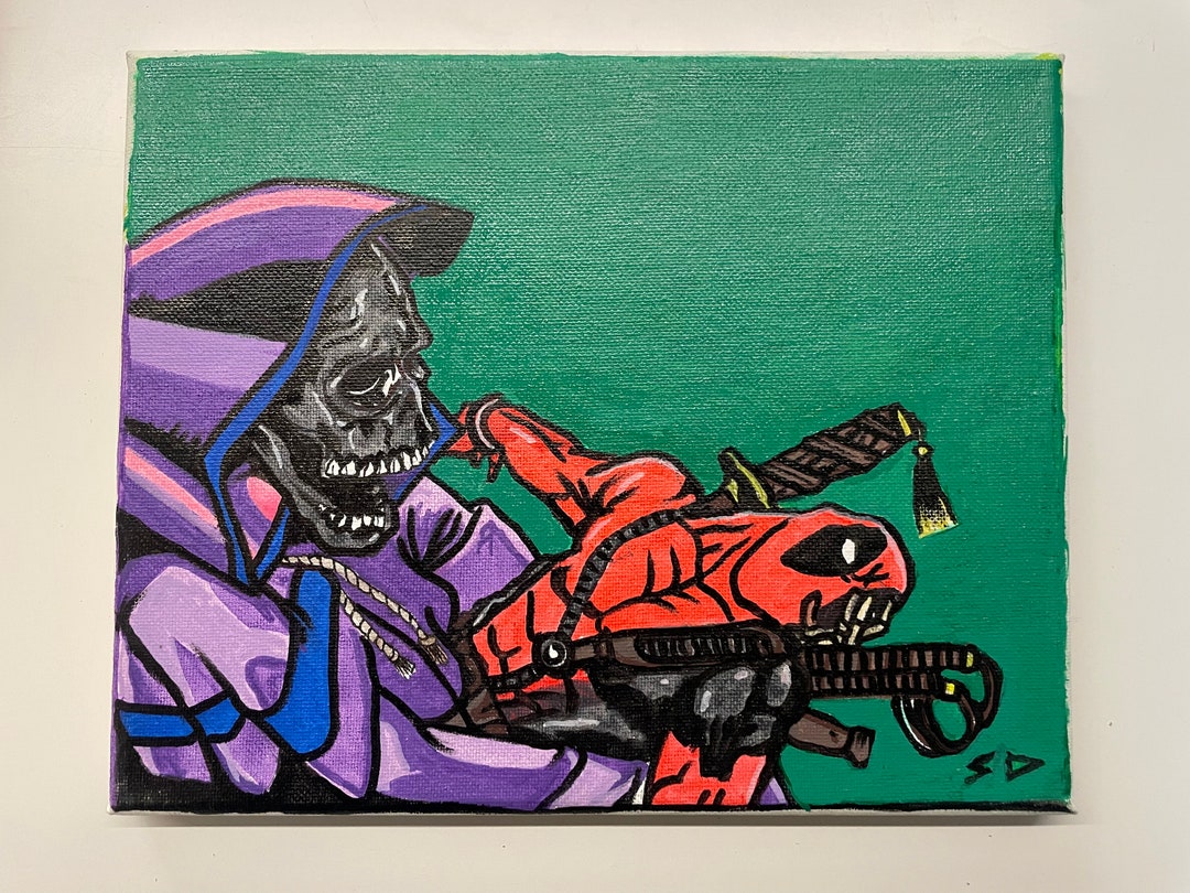 Deadpool Meets Lady Death - Etsy