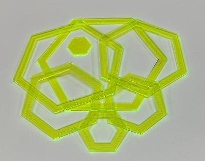 Nesting Hexagon Includes Set 1 and 2 for Quilters and Crafters - Etsy