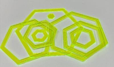 Nesting Hexagon Includes Set 1 and 2 for Quilters and Crafters - Etsy