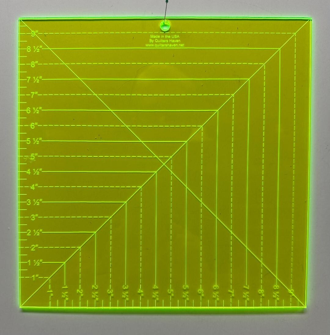9 1/2" Easy Read Square up for Quilting, Sewing and Crafts - Etsy