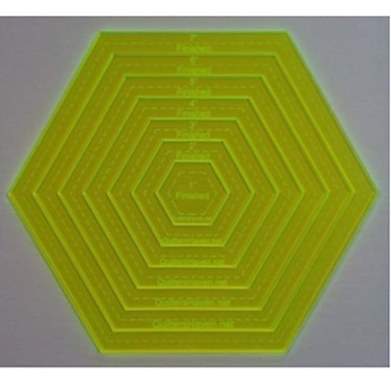 Nesting Hexagons for Quilters and Crafters Set 1 - Etsy