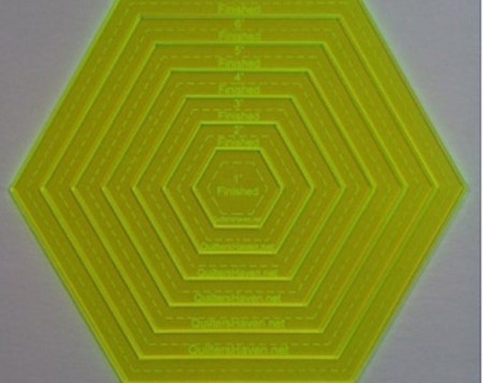Nesting Hexagons for Quilters and Crafters Set #1 - Etsy