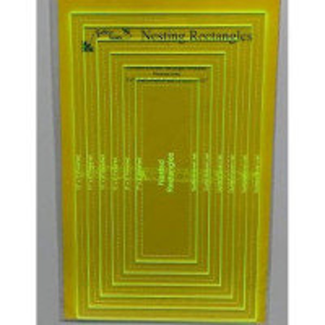 Nesting Rectangles for Quilters and Crafters QHREC - Etsy