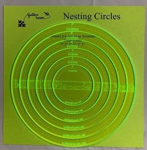 Nesting Circles for Quilters and Crafters Set #1 - Etsy