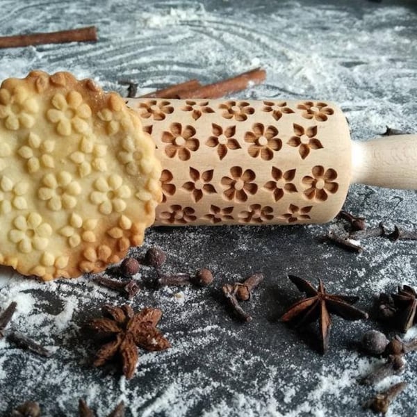 Flower Rolling Pin - Etsy