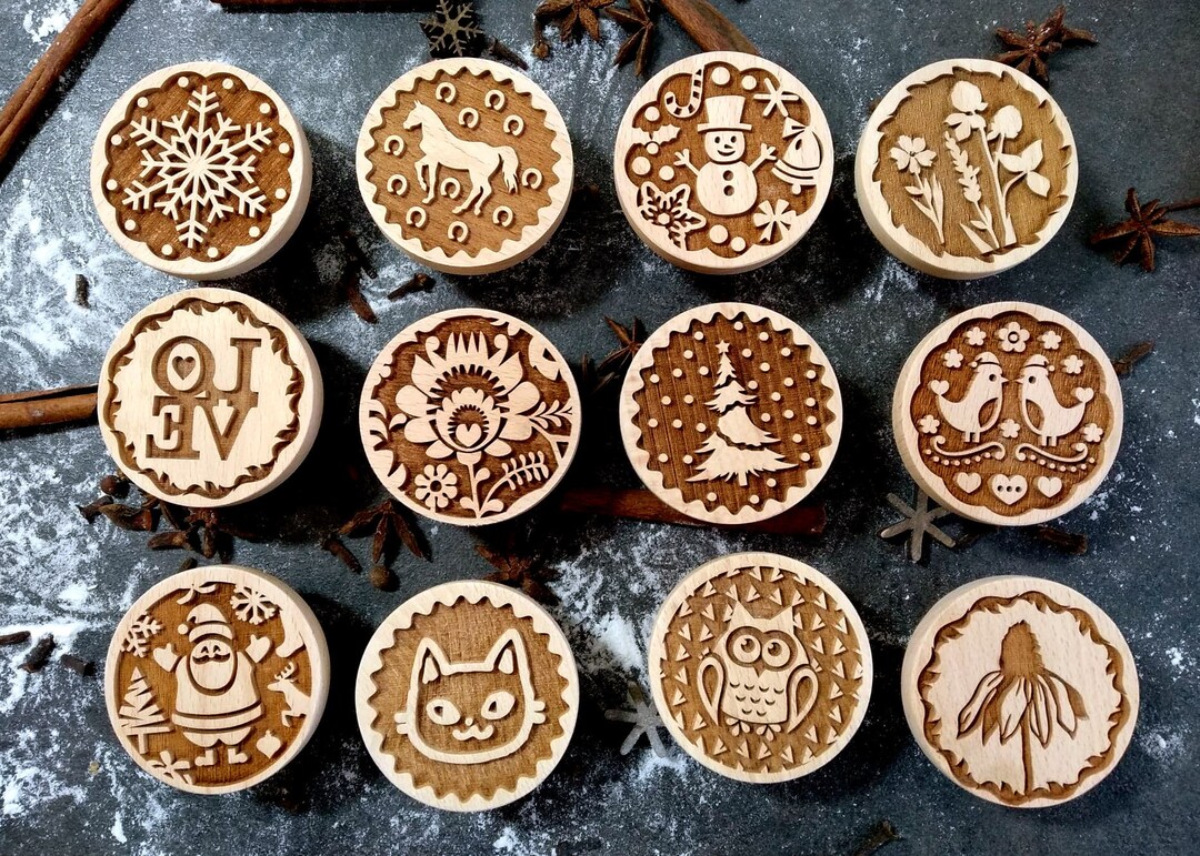 Set of 12 STAMPS Chosen by You ! Christmas Gift Personalization ...