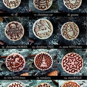 Set of 12 STAMPS Chosen by You ! Christmas Gift Personalization ...