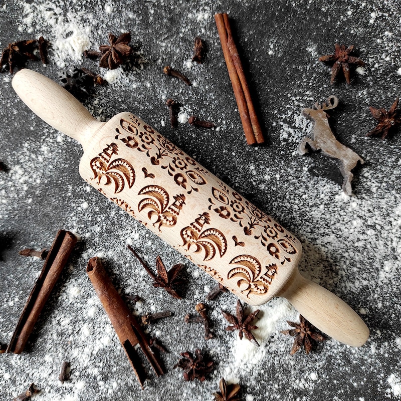 Rooster Rolling Pin - Etsy