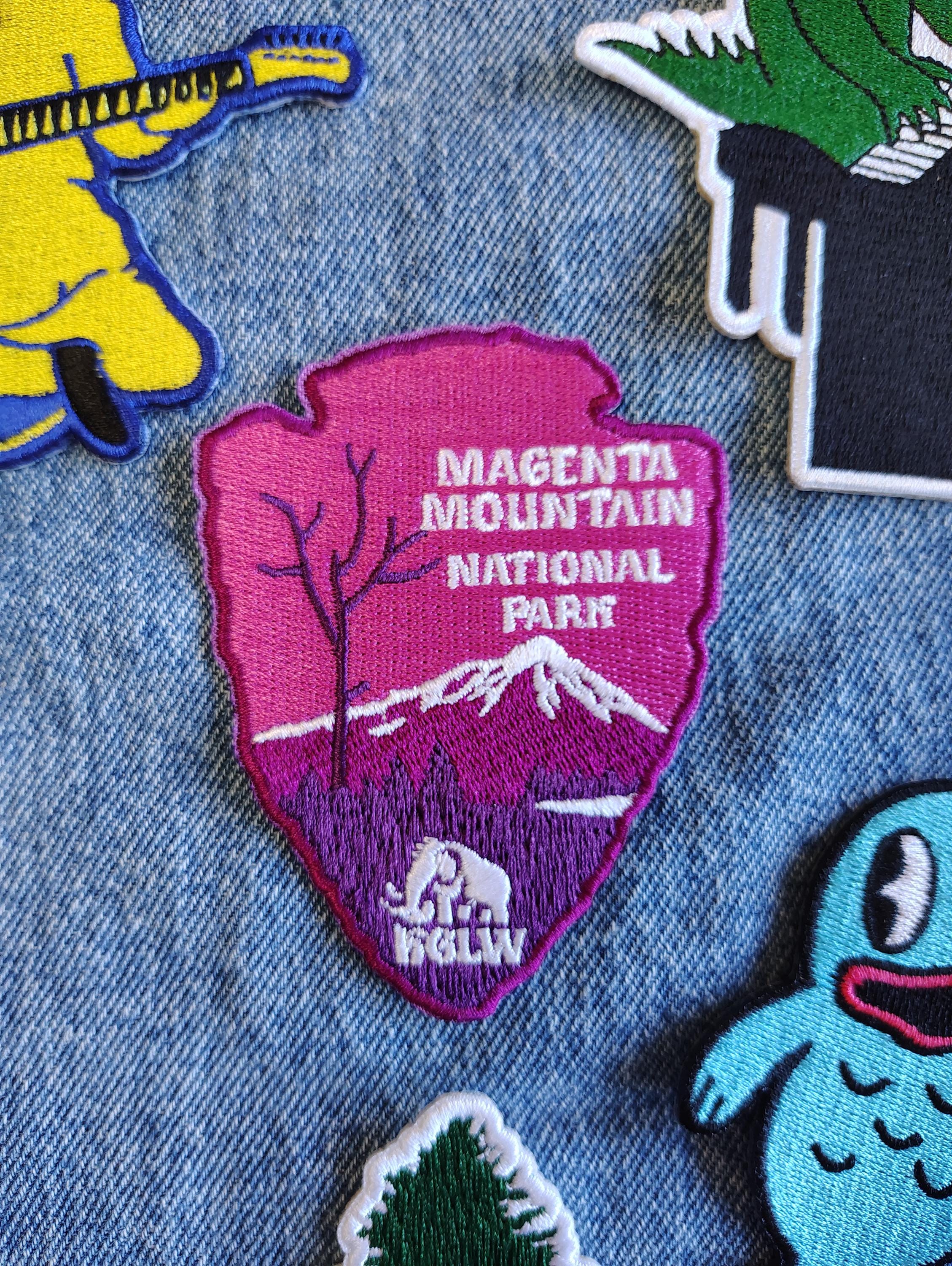 Magenta Mountain National Park Patch - King Gizzard & the Lizard Wizard ...