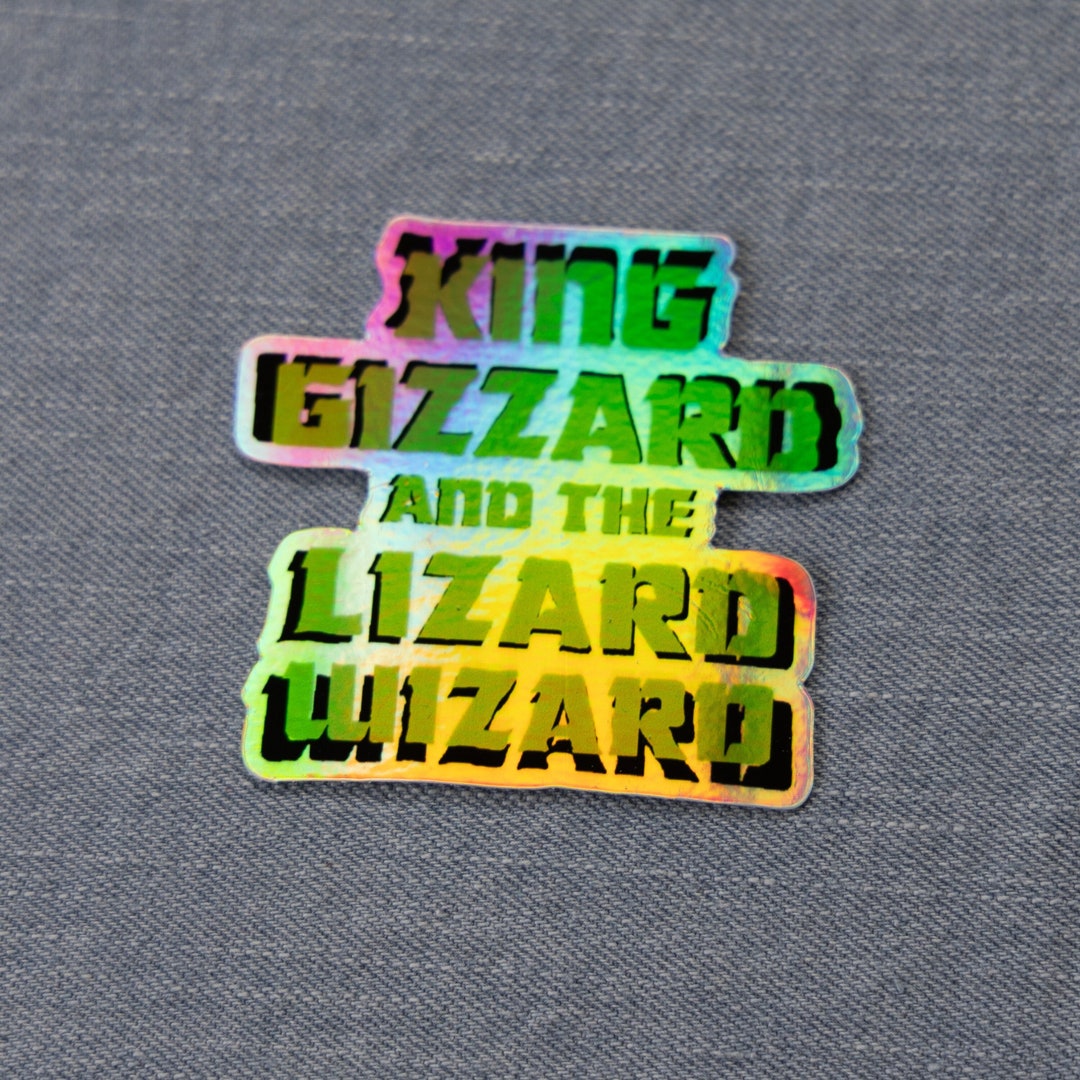 King Gizzard and the Lizard Wizard Holographic Sticker - Etsy